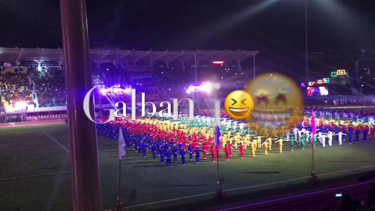 13th SAG Opening Ceremony Highlights | DASHRATH RANGASAALA STADIUM ...