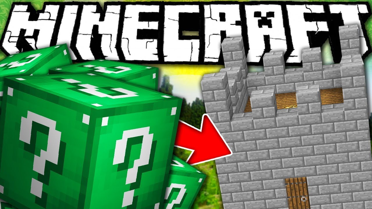 STRUTTURE ISTANTANEE DAI LUCKY BLOCK - Minecraft ITA - Structure Lucky ...