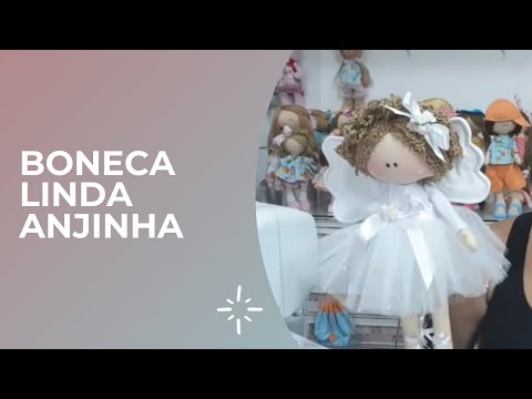 Boneca de Pano Linda Anjinha | JULIANA VIEGAS