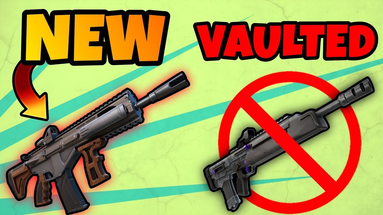 Fortnite UNVAULTED The Mk-7 AR (Remake) & VAULTED The Red-Eye AR! (NEW ...