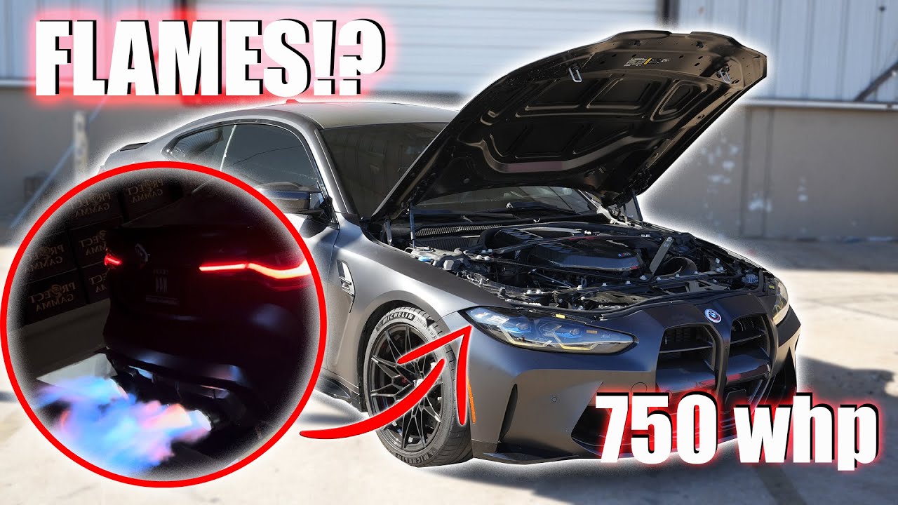 750 WHP M4 SHOOTS FLAMES !! - YouTube