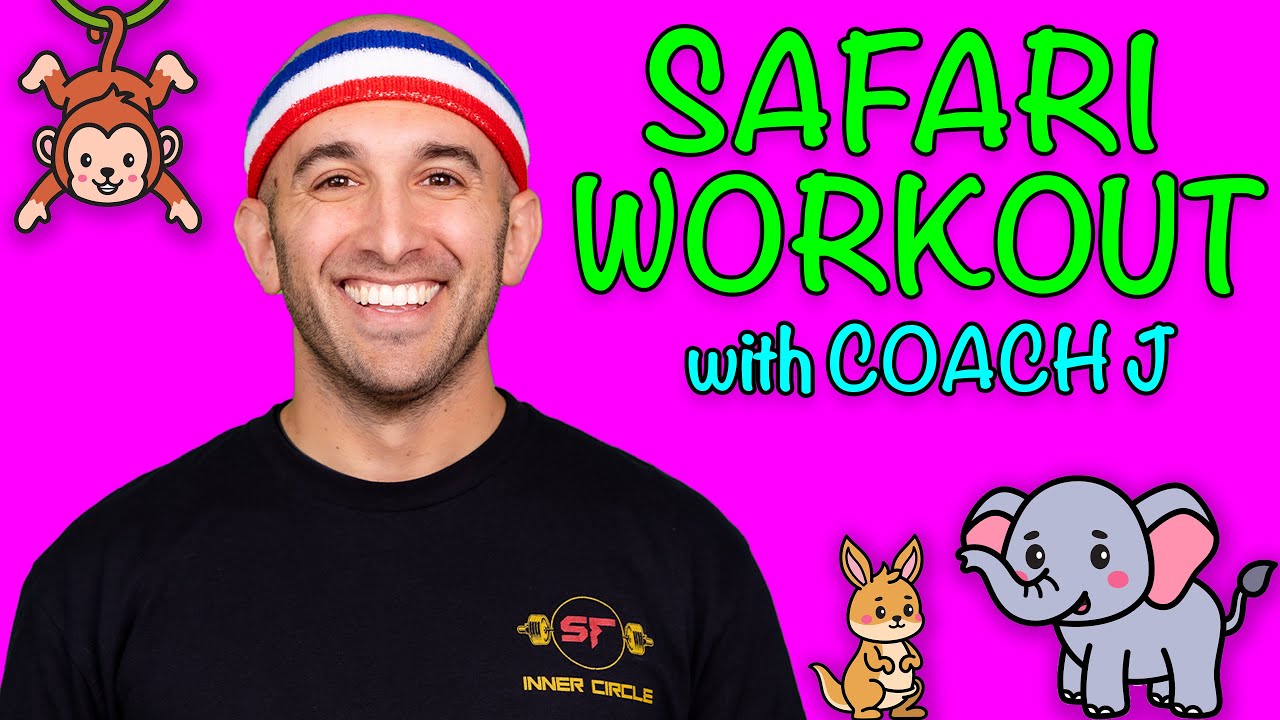 FUN Safari Workout for Kids (11 minutes) - YouTube