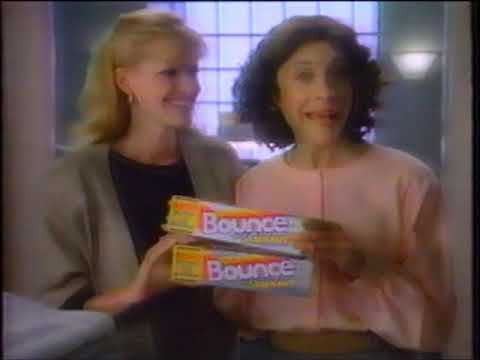 Bounce - Dryer Sheet with Stain Guard Commercial (1989) - YouTube