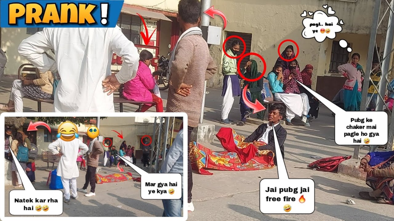 Sleeping 🤣 on public Epic Reaction || Prank in India || @ChillAditya - YouTube