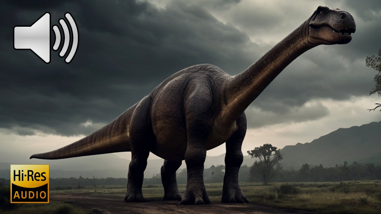 Brontosaurus High Quality Sound Effects - YouTube