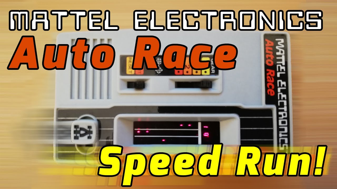 World Record No Hit Mattel Auto Race Speed Run - YouTube