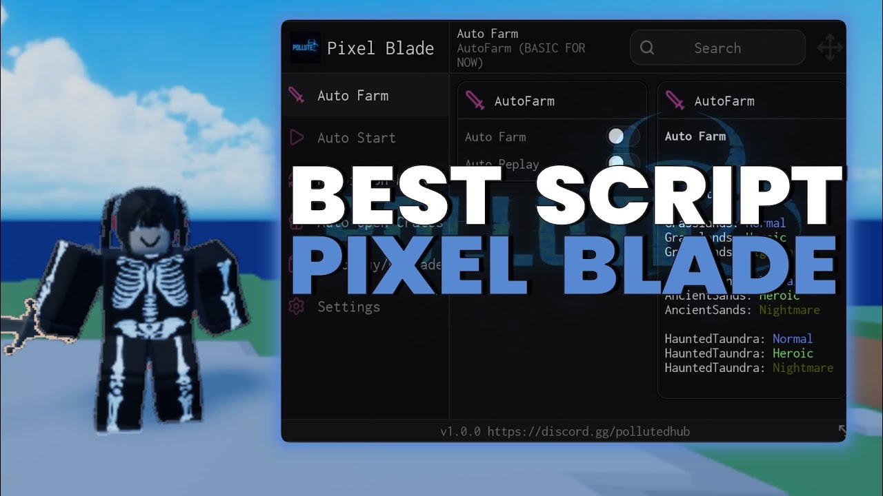 Roblox Pixel Blade Script | Auto Farm, Auto Skills, Auto Open Chest ...