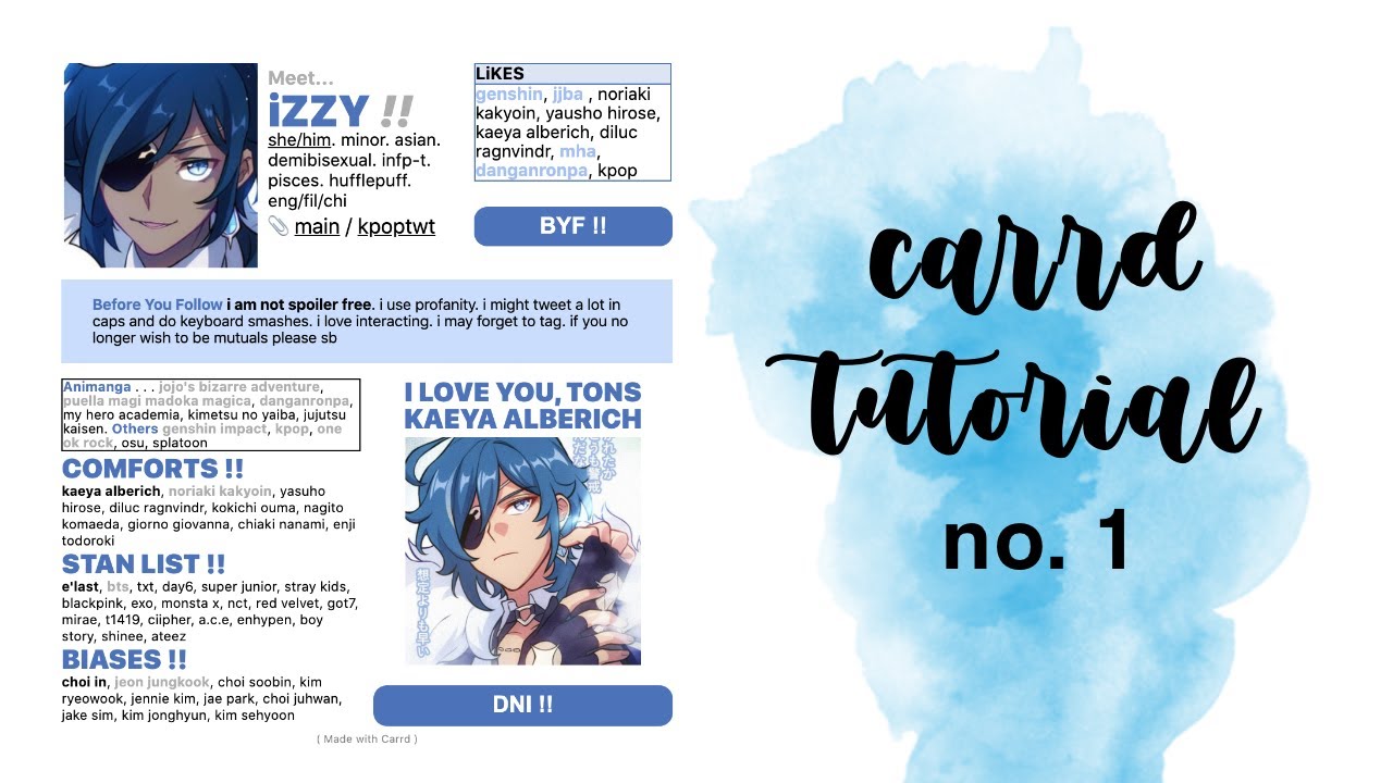 carrd tutorial {READ DESC} - YouTube