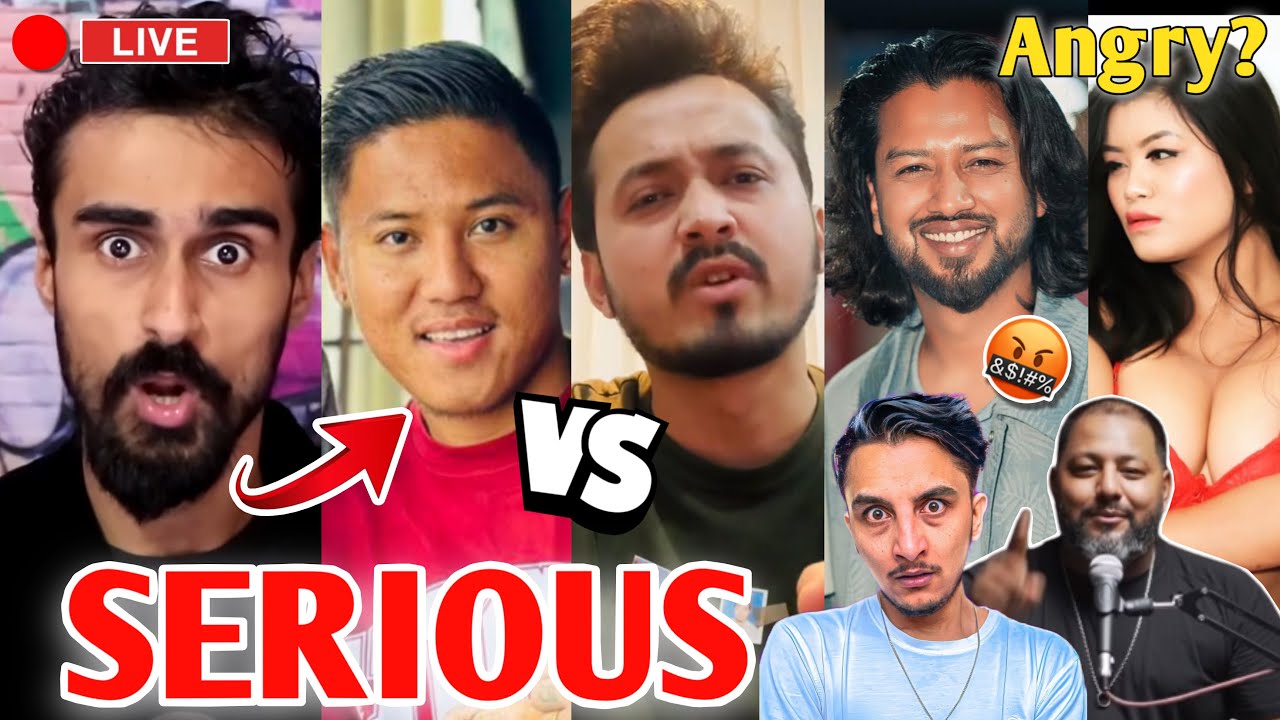 YouTubers VERY ANGRY On Dona Thapa😡…Biki Roaster Live Reacts,Sajan ...