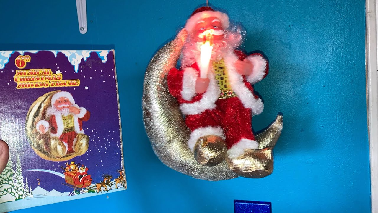 6” Musical Christmas Moving Figure - YouTube