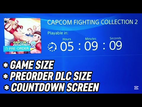 Capcom Fighting Collection 2 - Download Screen, Game Size, Preorder DLC ...