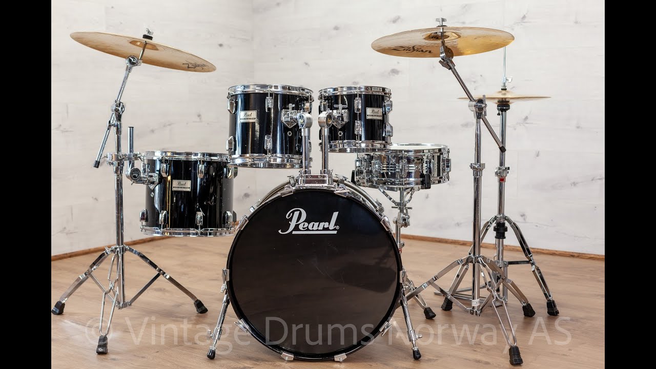 Pearl Prestige Series GLX – Shellpakke 10,12,14,22 i Piano Black No 103 ...