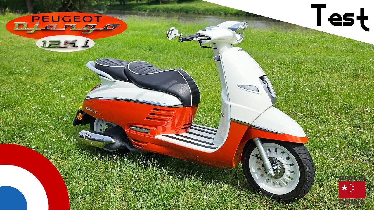 "Test" Un VESPA à la Française 🛵 "Peugeot DJANGO 125i de 2020" - YouTube