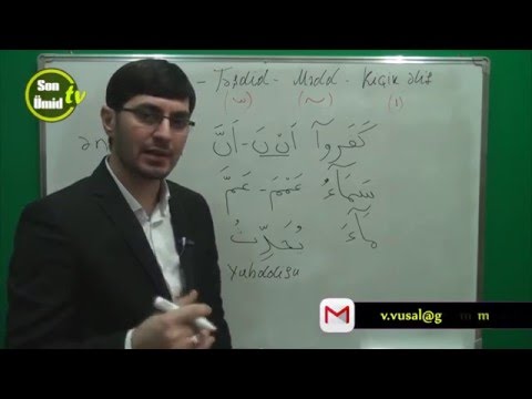 Haci Ilkin Quran Təlimi Sukun Təşdid Mədd Kiçik əlif bəhsi (Ərəb dili) yeni