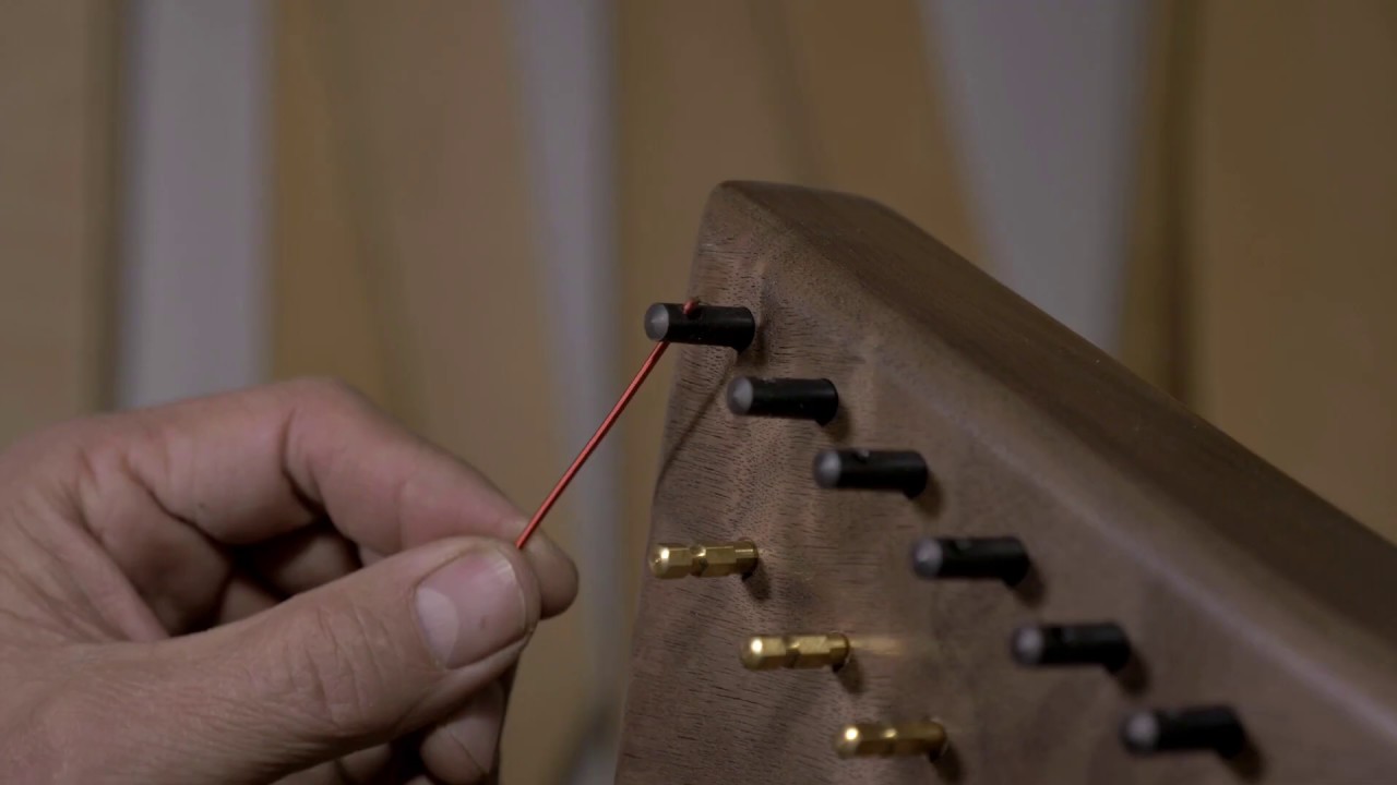 Stringing a Harp in Under 30 Seconds! - YouTube