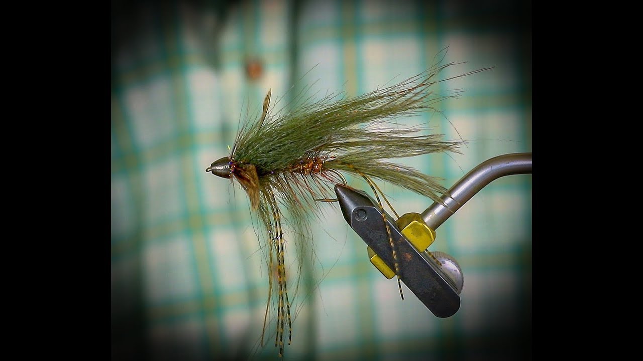 Tying AFS Sculpin Pattern with New Fair Flies Brush - YouTube