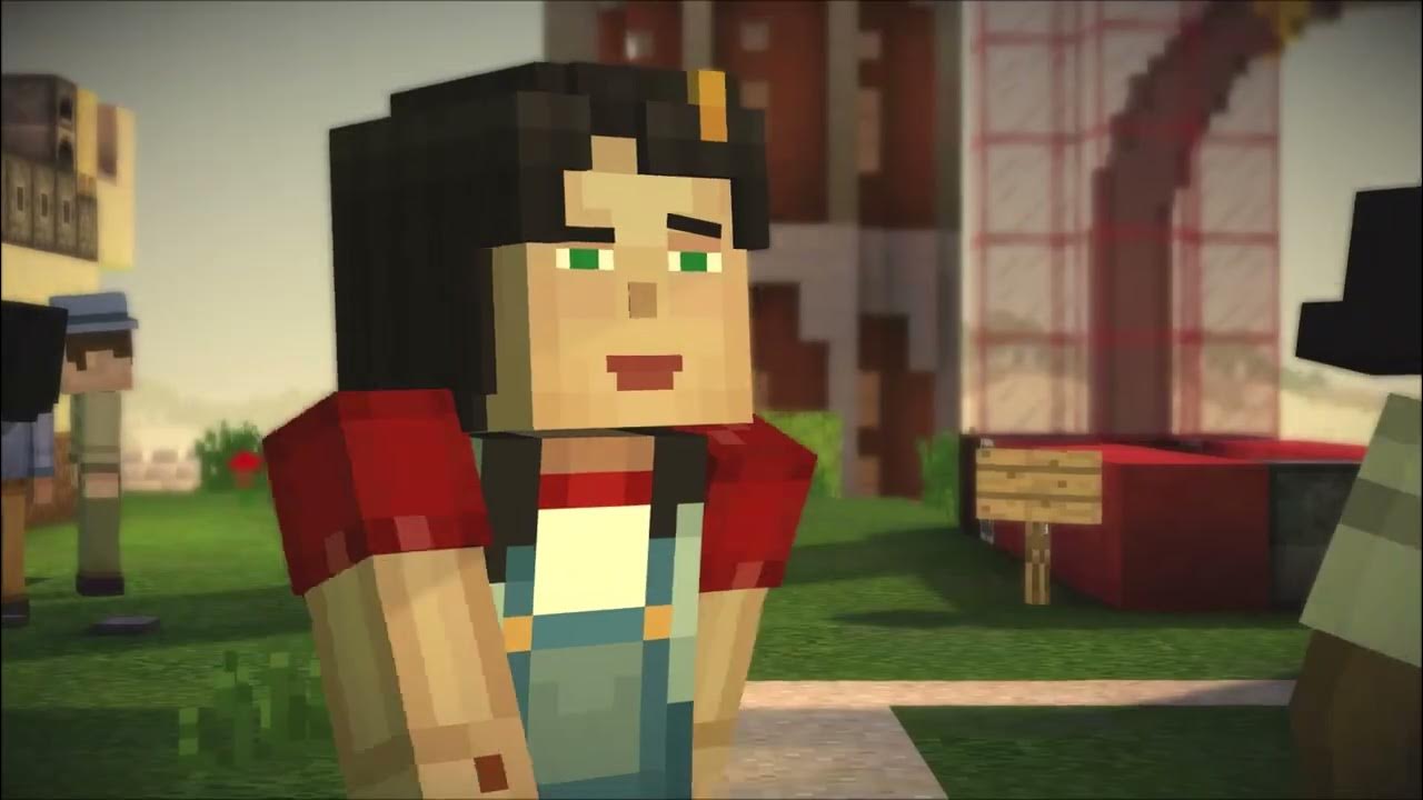 Minecraft Story Mode Season 1 Episode 2 Walkthrough (Female Jesse) V2 - YouTube