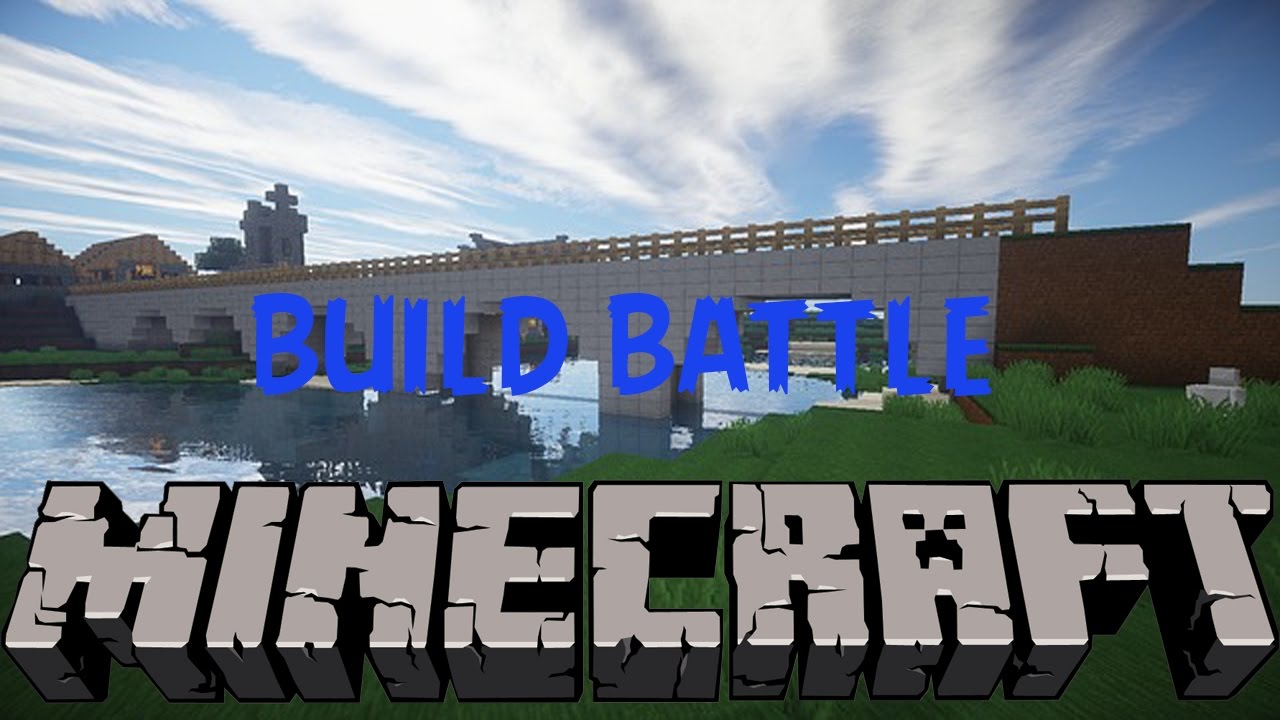 minecraft :minigame #10 construindo uma ponte !! (BUILD BATTLE) - YouTube