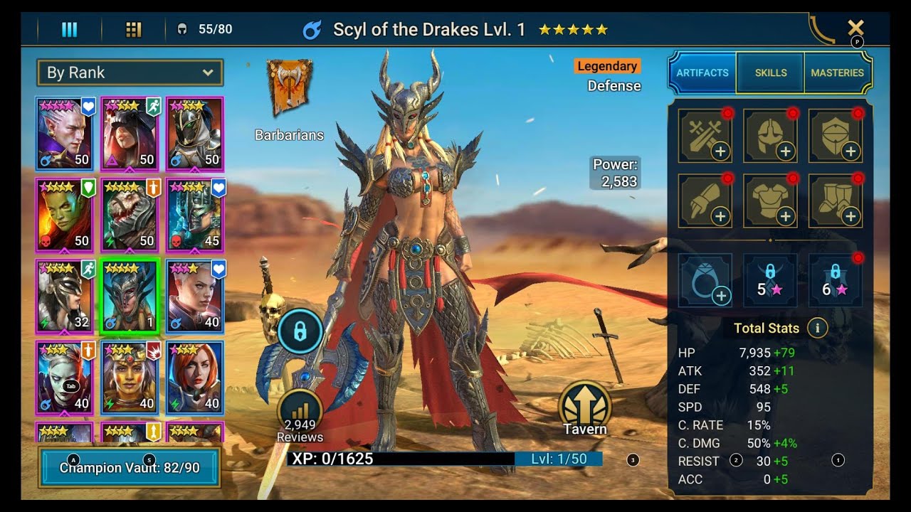 RAID: Shadow Legends - Unlocking Scyl of the Drakes (MAGIC LEGENDARY ...