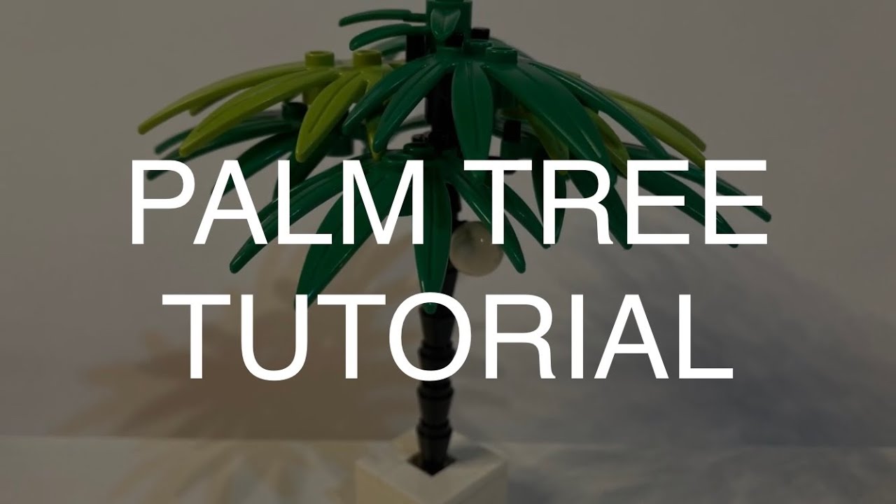LEGO TUTORIAL: How to make a Palm Tree - YouTube