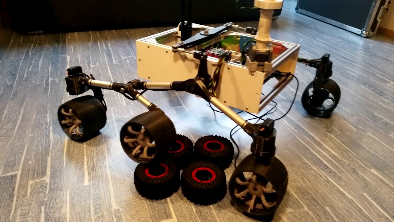 [Mars Rover 2020 Perseverance] Test des nouvelles roues ! - YouTube