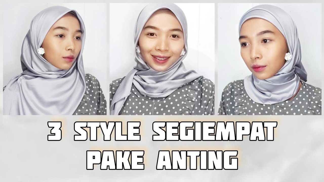 TUTORIAL HIJAB PAKE ANTING🌺#tutorialhijab #tutorialhijabalaselebgram # ...
