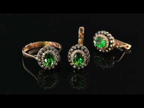 DOĞAL OLARAK EN GÜZEL AŞKLARIN MÜCEVHERİ 💞 (Zümrüt Elmas Set)