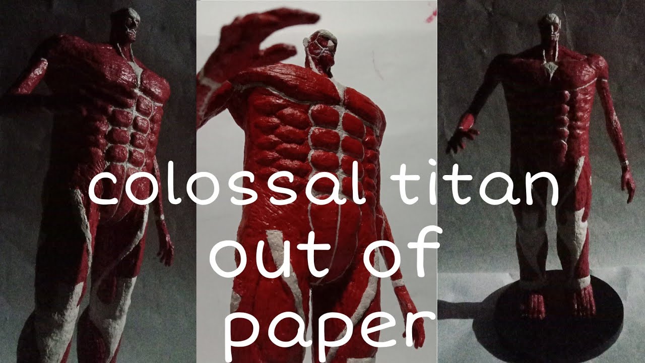 How to Make Berthold's COLOSSAL TITAN with Paper | Attack On Titan ...