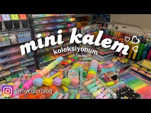 Mini kalem koleksiyonum 🩷 | kalem inceleme 🫶🏻 | @comellashop