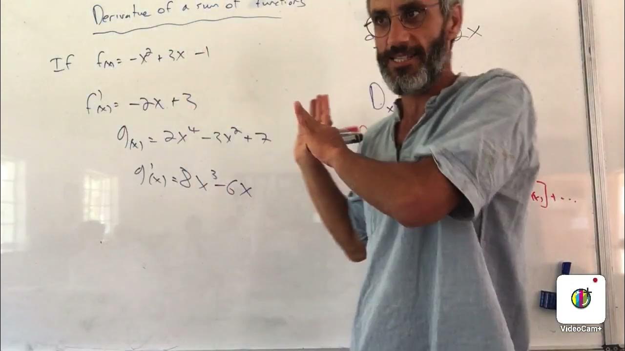 Derivatives of sum of functions - YouTube