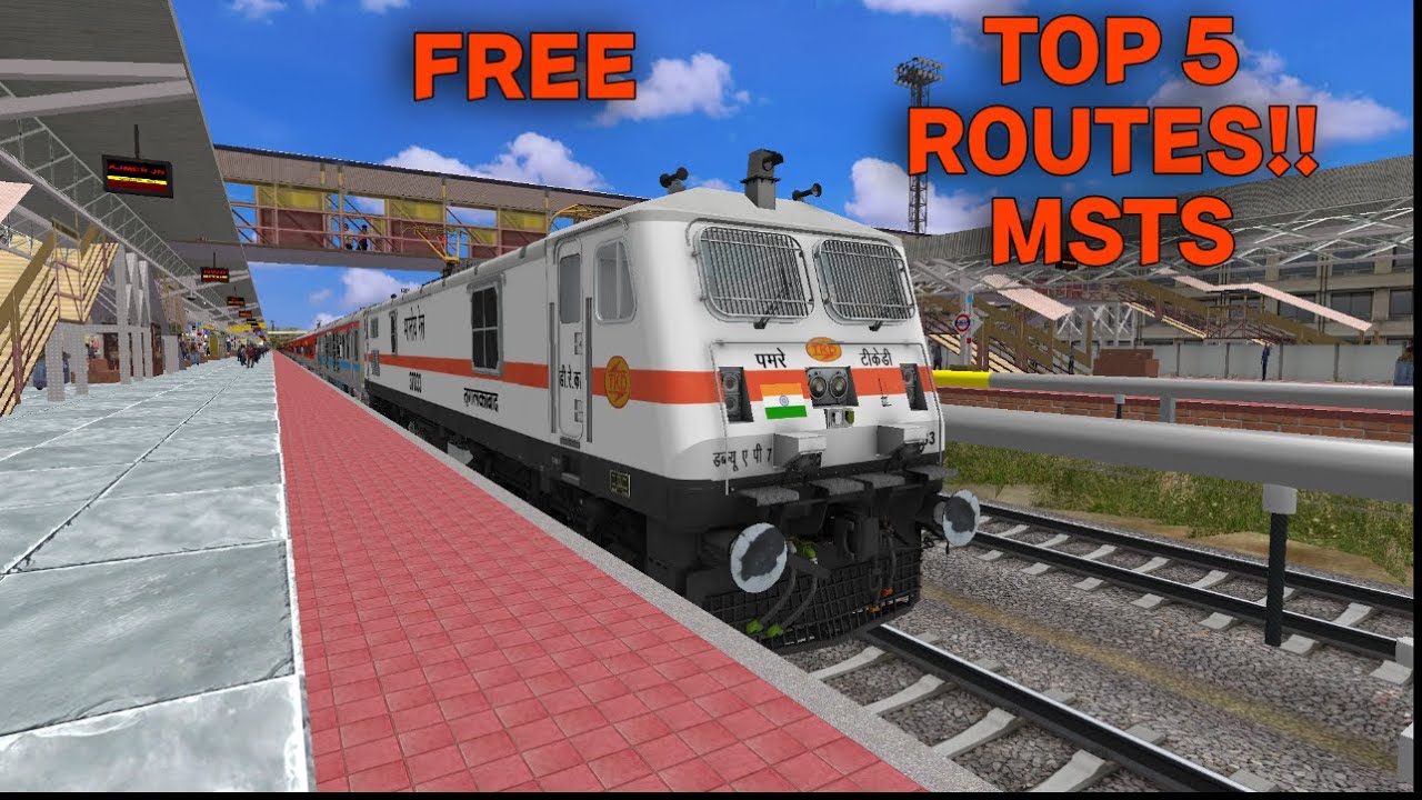 THESE are BEST FREE ROUTES FOR MSTS. #msts - YouTube