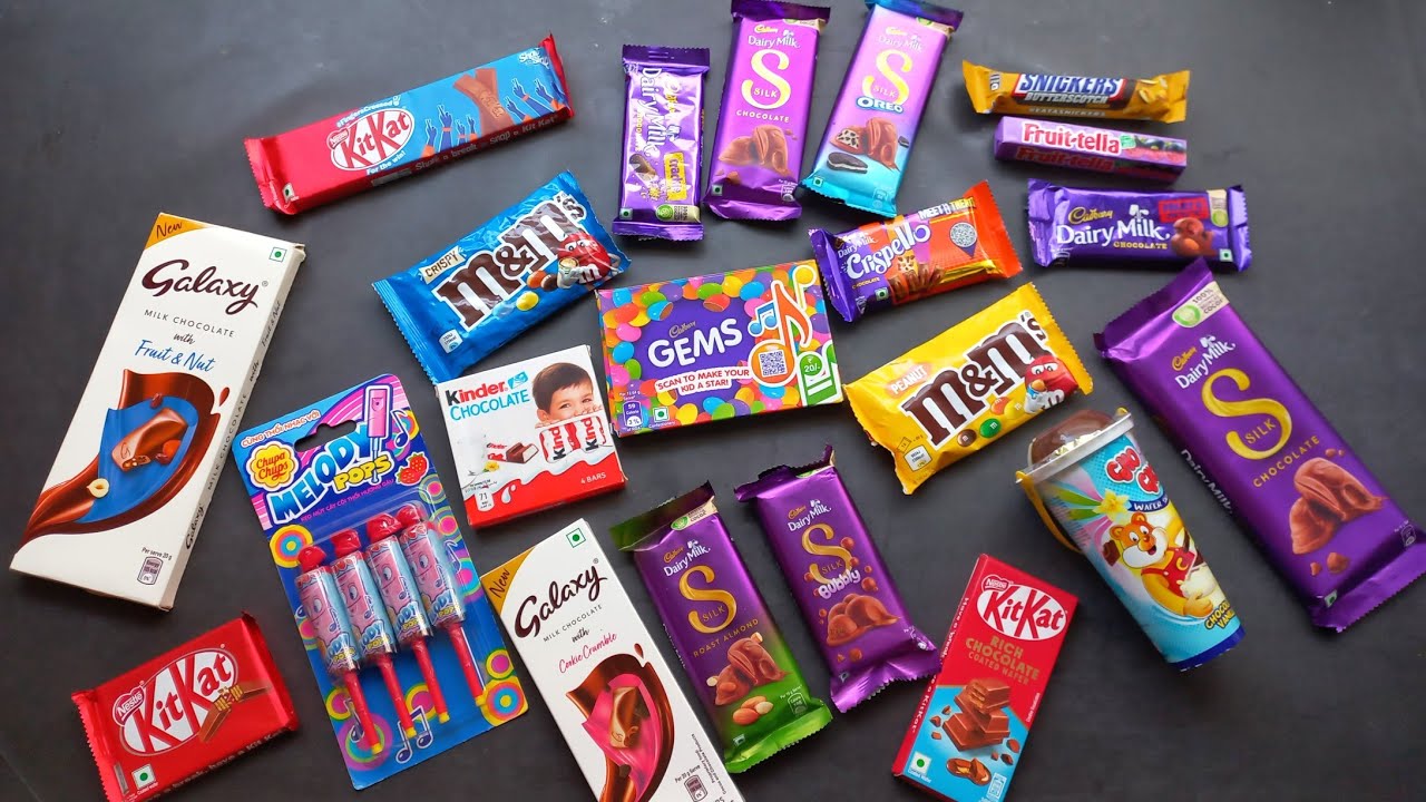 100 candies opening, chocolate a video, lots of chocolates, Cadbury ...