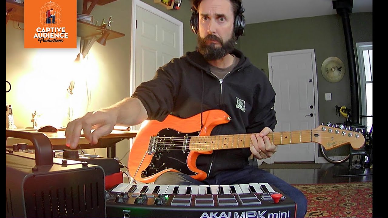 RC 202 Loop Station and AKAI MPK mini midi controller # ...