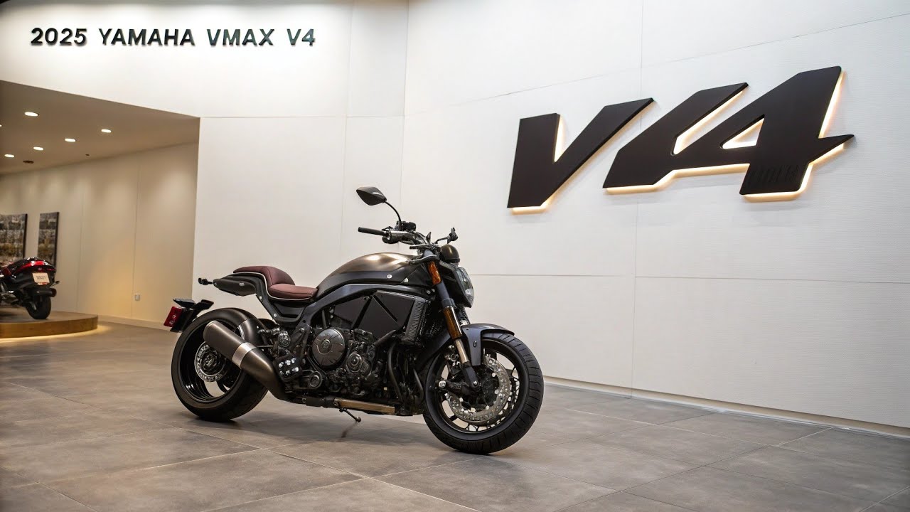 2025 Yamaha VMAX V4 Finally Launched..!! - YouTube