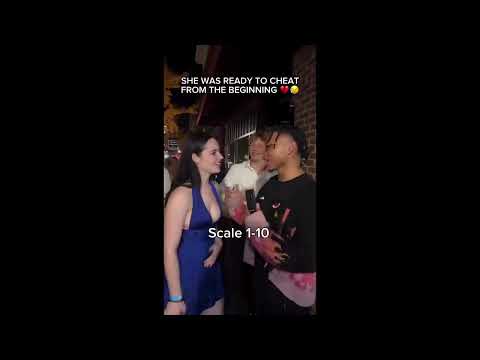 White girl turns her white boyfriend into a cuck in 15 seconds.