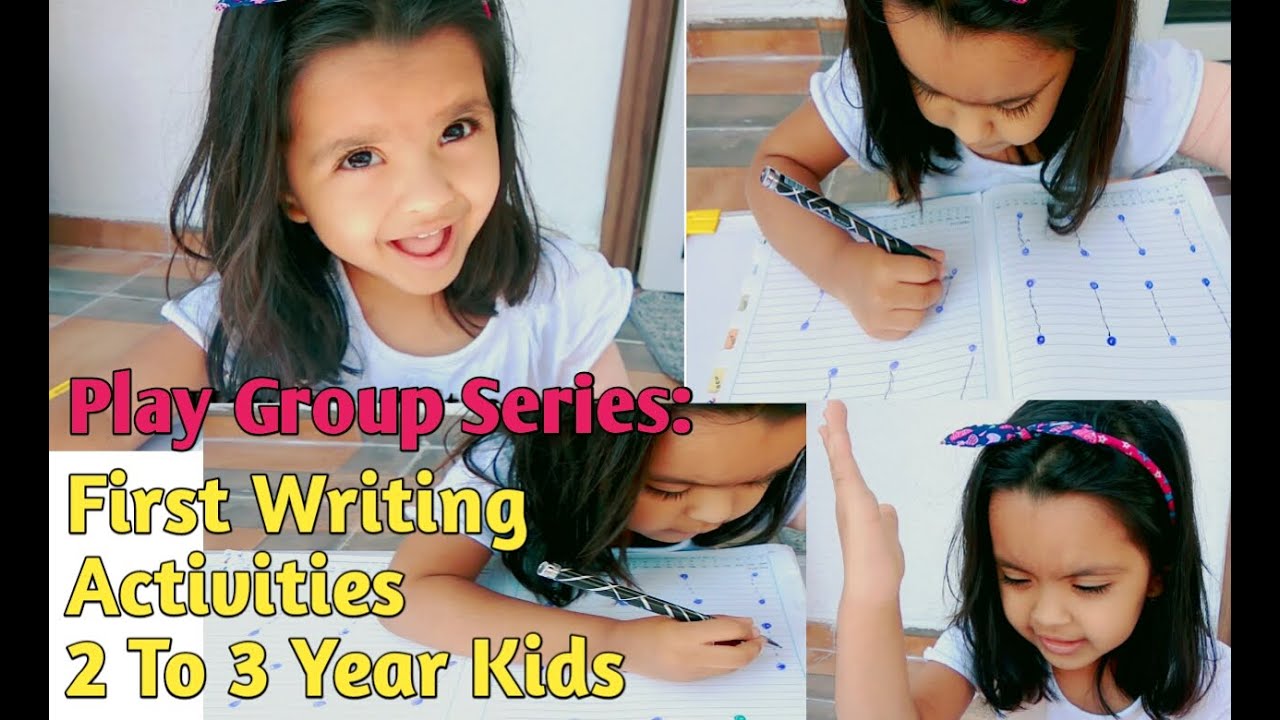 PlayGroup Series - First Writing For Play Group Students | How to start ...