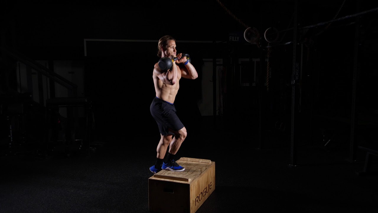 Dual Kettlebell Rack Russian Step Up - YouTube