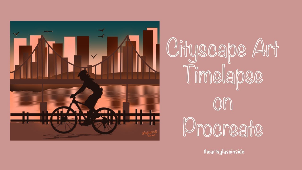 Cityscape Timelapse on Procreate - YouTube