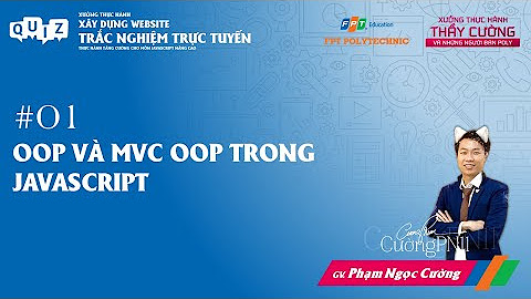 WEB2062 - Lập trình JavaScript nâng cao - YouTube