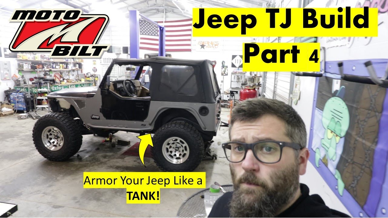 Jeep TJ Build Part 4 (Motobilt Armor & Rockers) - YouTube