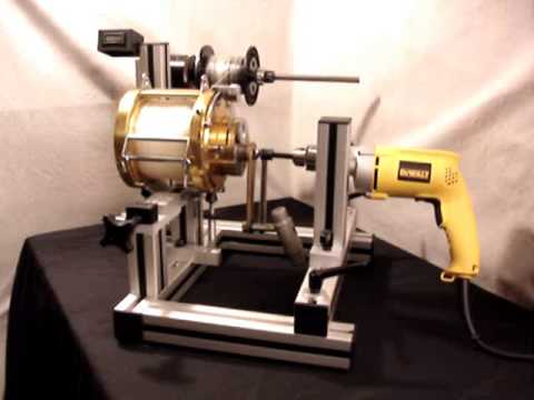 Motorized Line Winder - YouTube