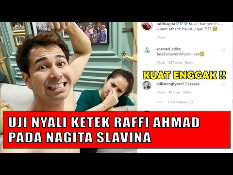 🔴RAFFI AHMAD BERI KETEK PADA ISTRINYA NAGITA SLAVINA BEGINI REAKSINYA