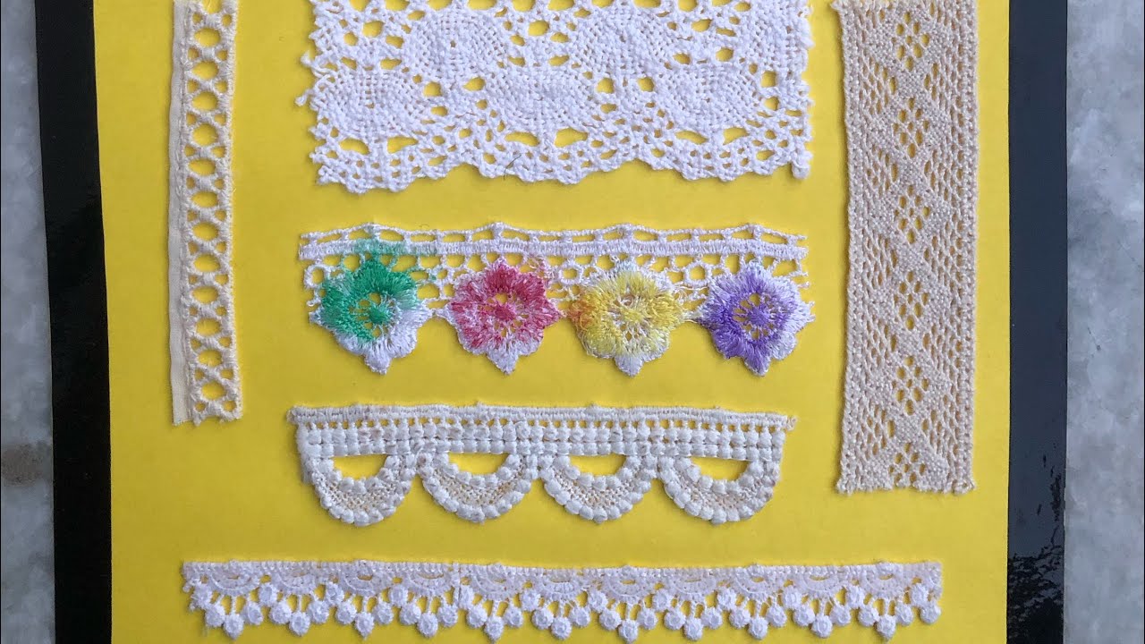 Different types of laces with their names🌸 - YouTube