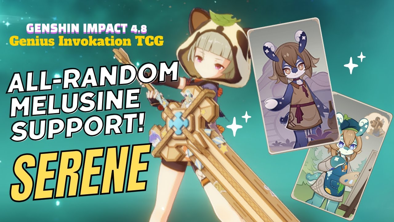 This is Melusin's True Power !? | Herald Sayu Chongyun | Genshin TCG 4. ...