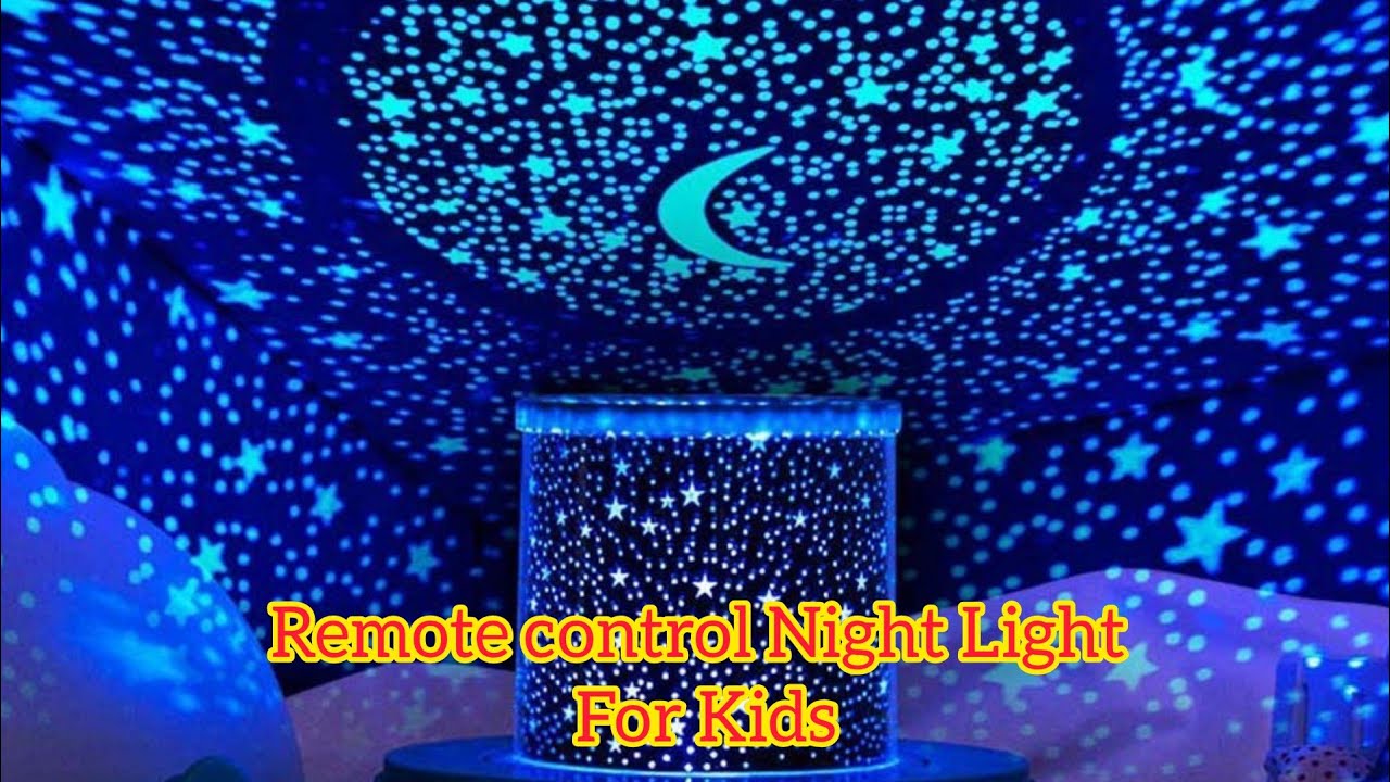 Remote Control Sky Rotating LED Star Projector for Bedroom/ Night Light ...