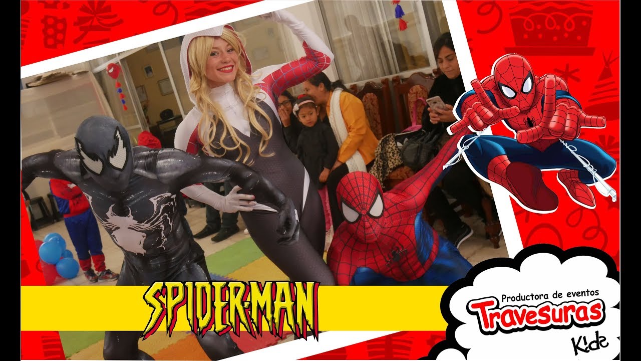 Shows Spiderman - Show Infantil - Travesuras Kids - YouTube