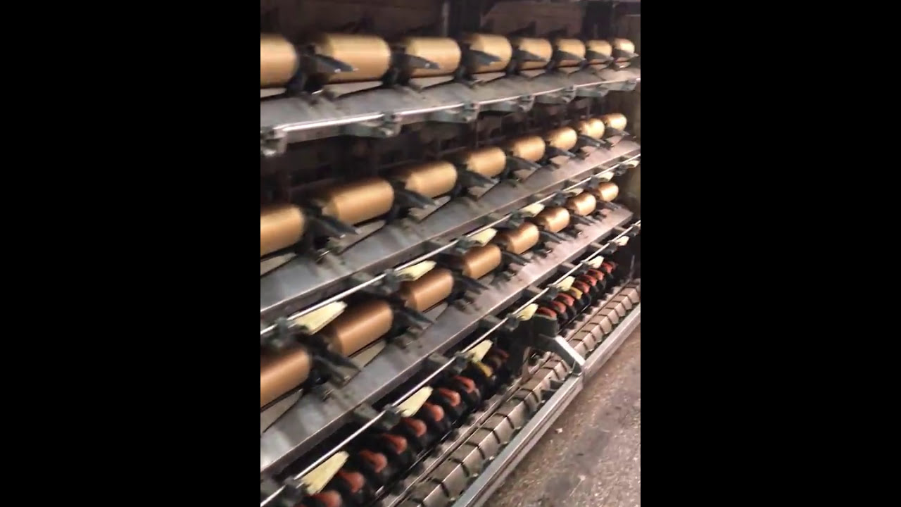 FK6-1000 M Barmag texturizing machine - YouTube