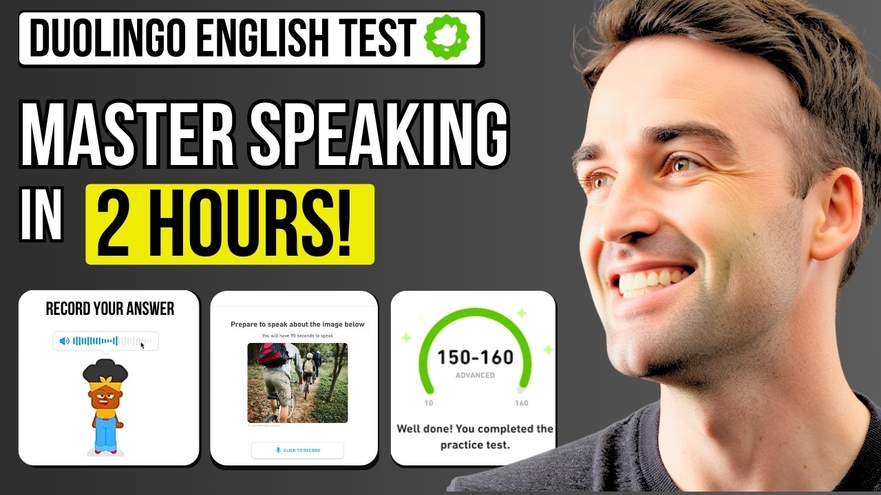 Full Speaking Course 2026: Duolingo English Test - YouTube