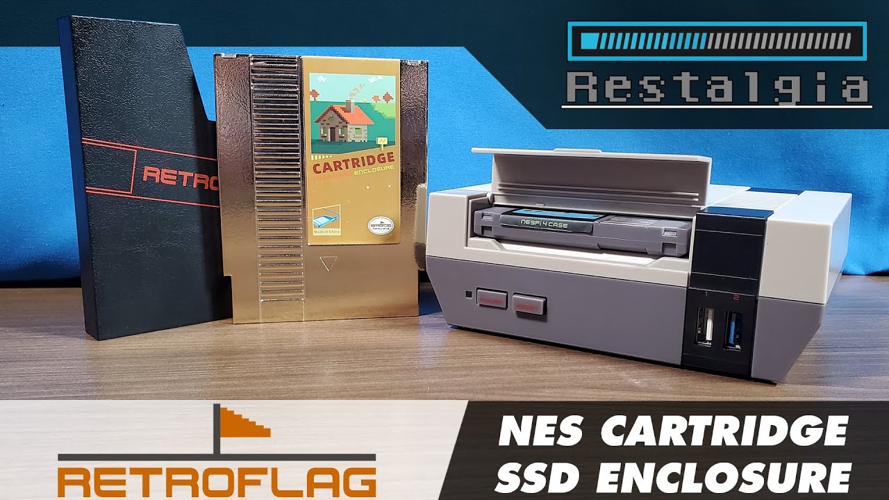 Gold NES Cart for NESPi 4 CASE?!? | RetroFlag NES Cartridge Style Hard ...