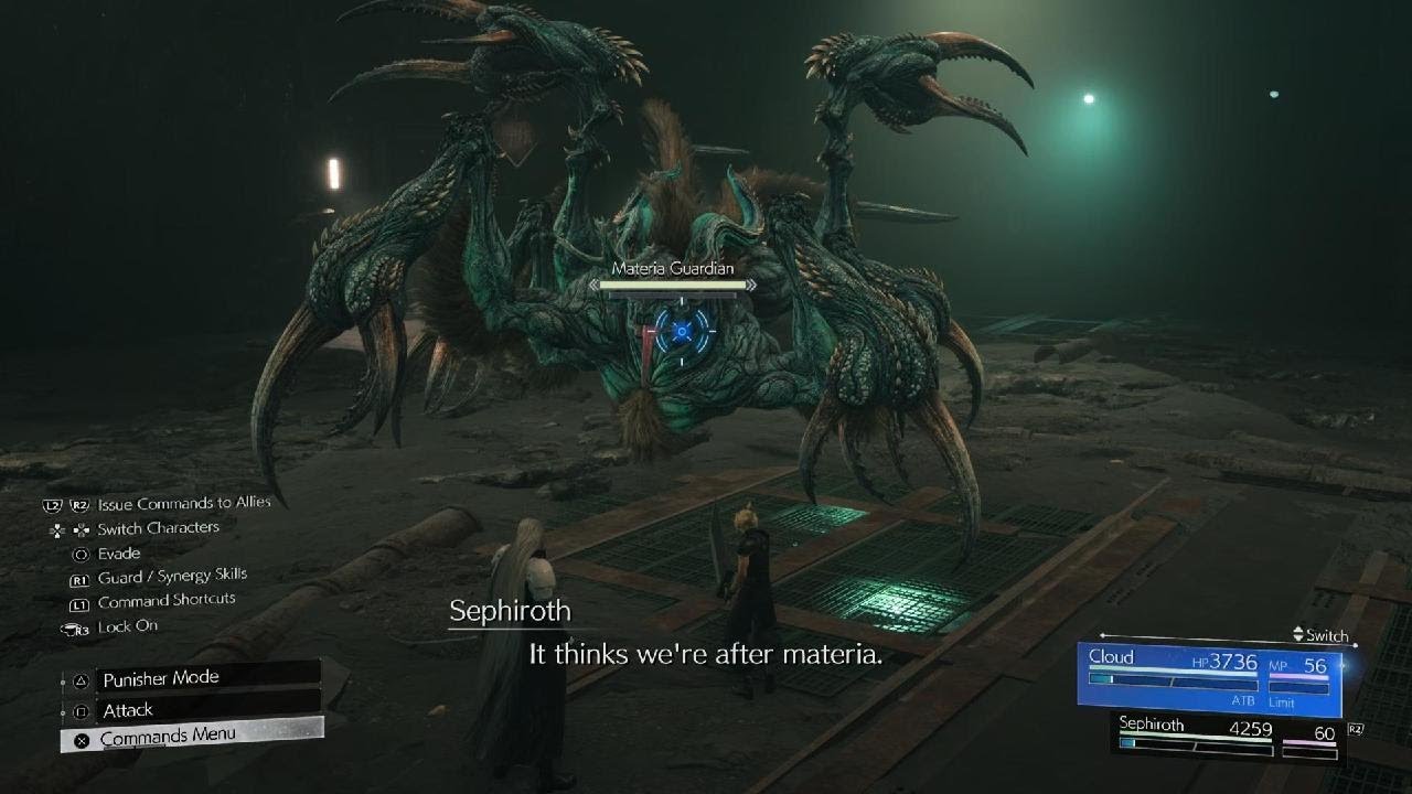 FINAL FANTASY VII REBIRTH : Cloud & Sepiroth v. Materia keeper - YouTube